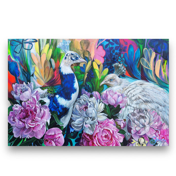 Pearl Embellished Canvas Print – Art By Jana